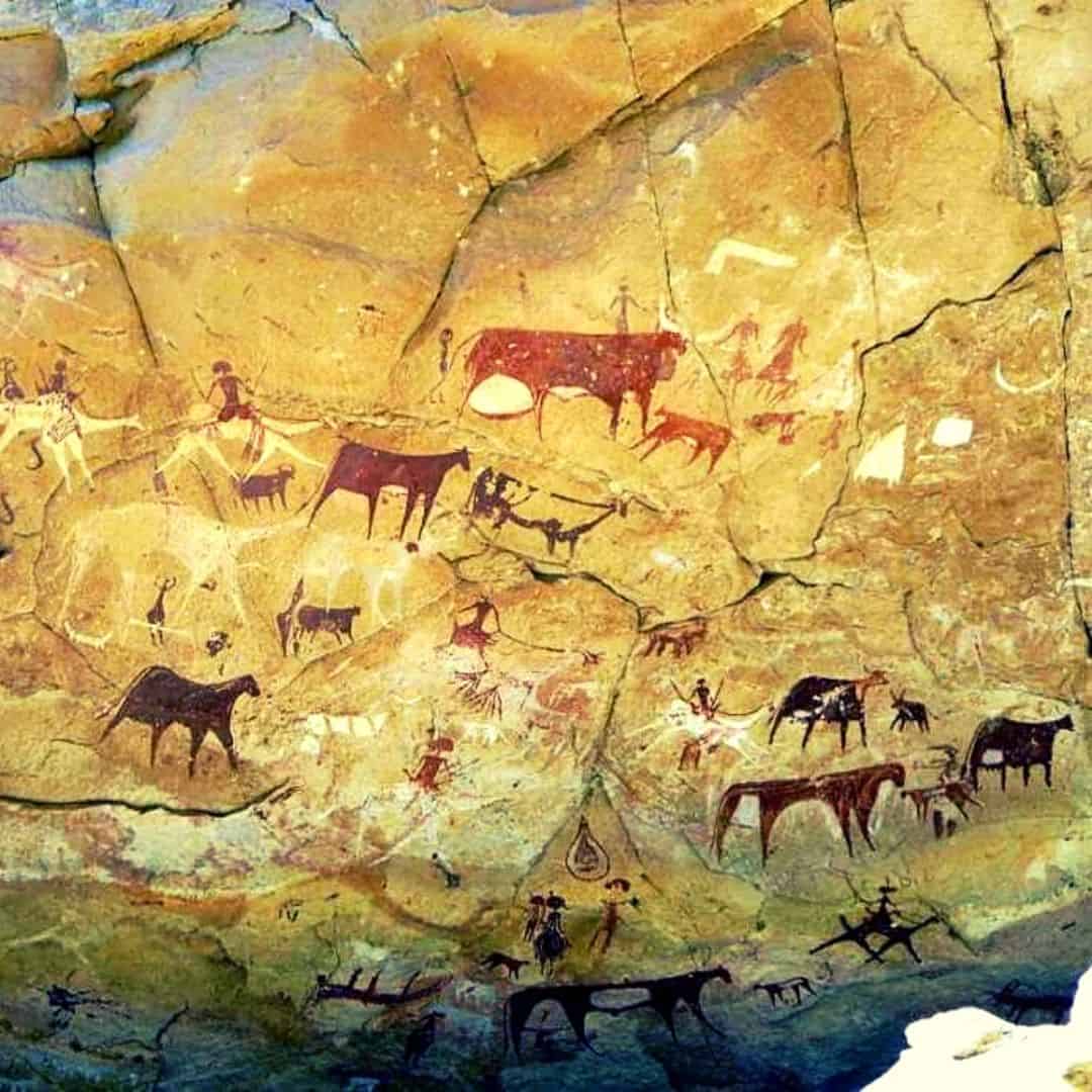African Rock Art -12000 years ago, when the Sahara was green