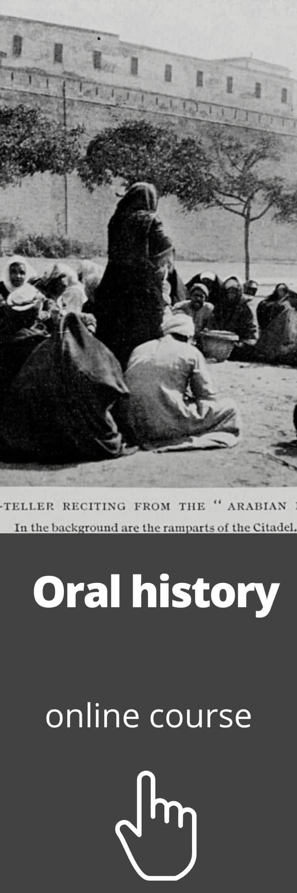 Oral Sources - what is its importance for the historical reconstitution?