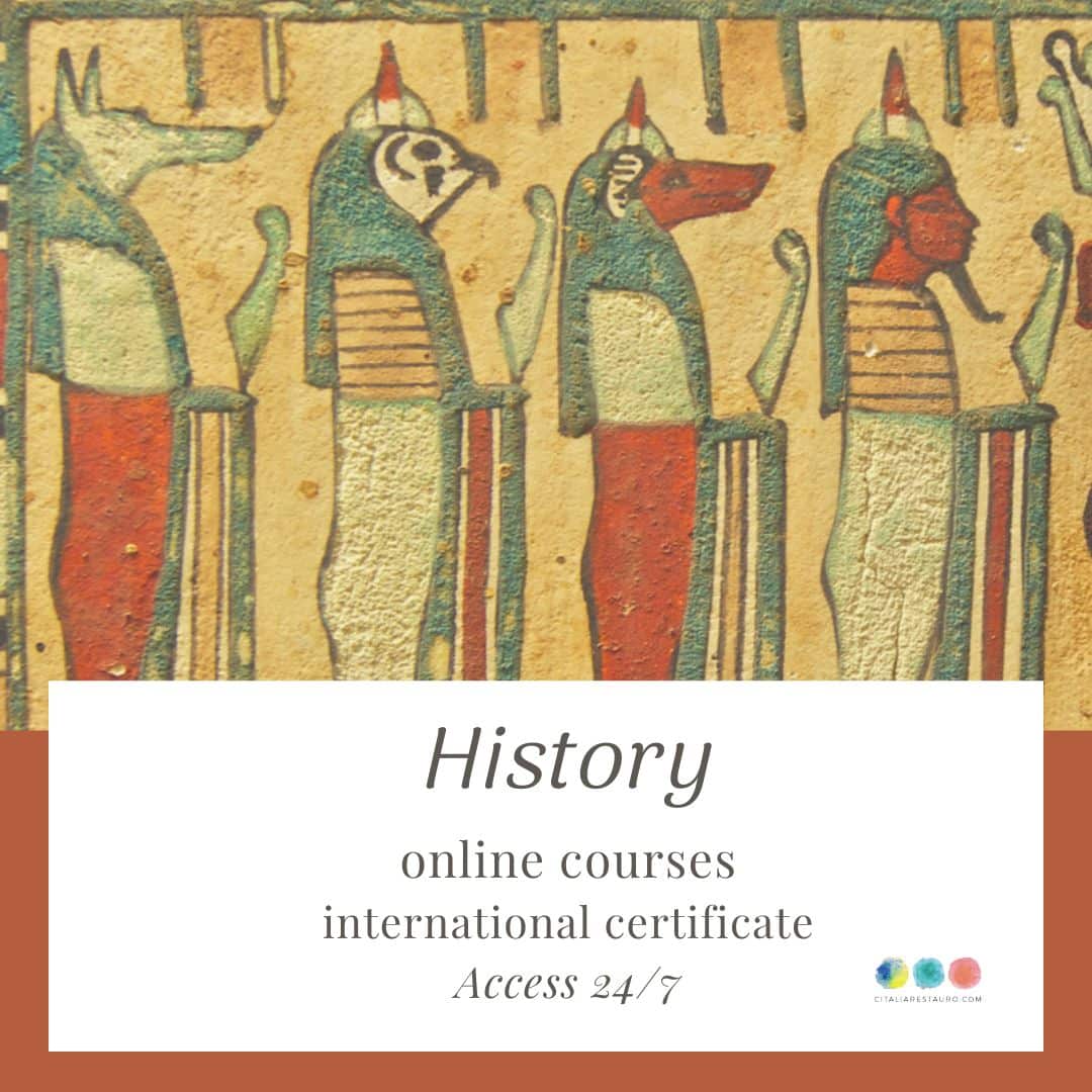 History Online Courses - Certificated - Citaliarestauro