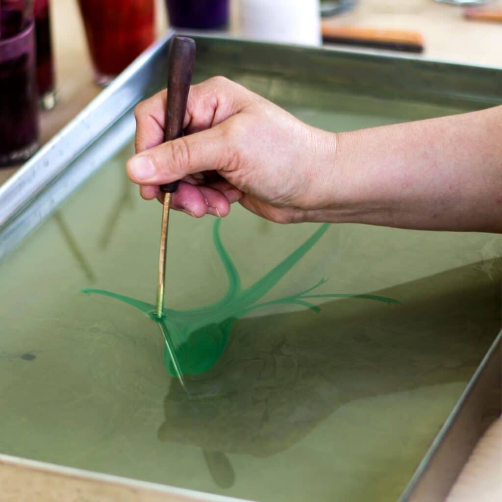 Marbling Paper Course online -certificated - Citaliarestauro